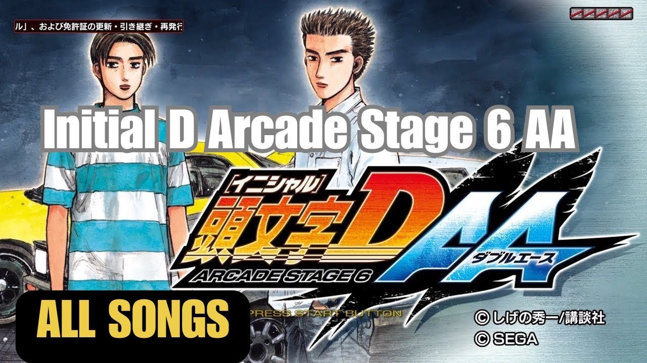 Initial D Arcade Stage 6 AA ALL SONGS OST Full Soundtrack - YouTube
