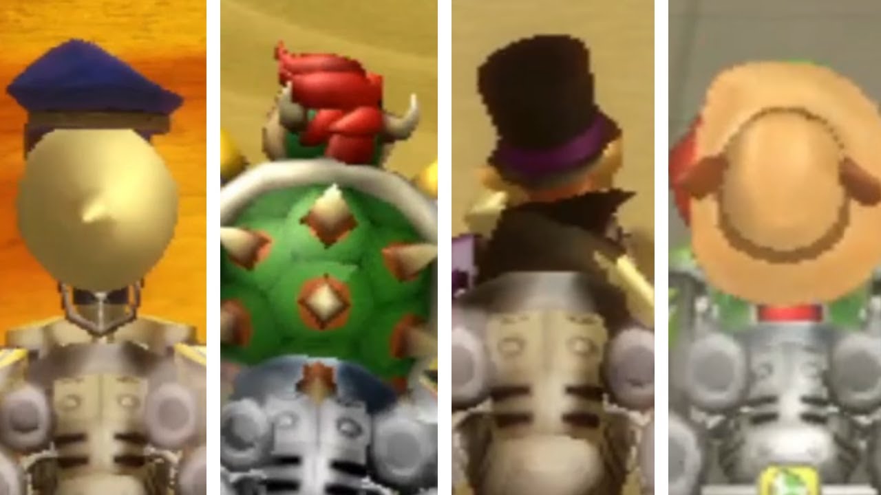 Mario Kart Wii Deluxe v6.0 Purple - All Characters Losing Animations in ...