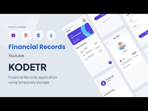 Financial Records Menggunakan Flutter - Config Main Function ( Part 5 ...