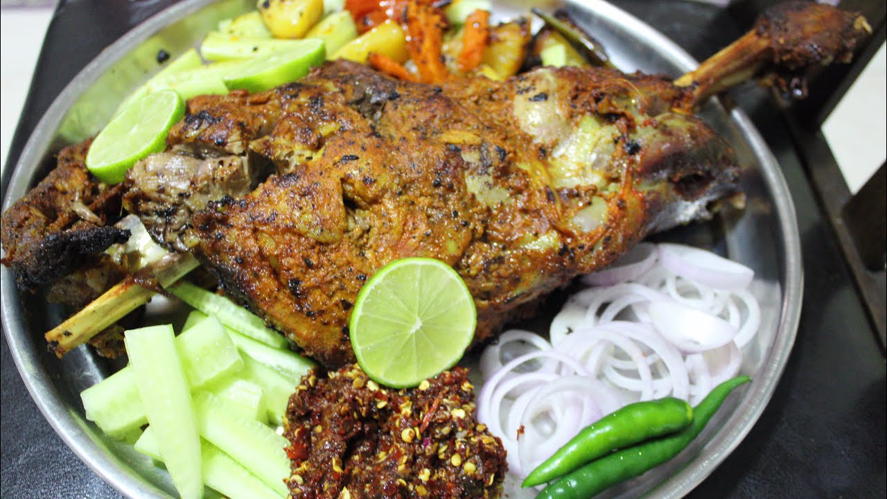 || മട്ടൺ റാൻ വീട്ടിൽ ഉണ്ടാക്കിയാലോ? || Mutton Raan || Mutton leg ...