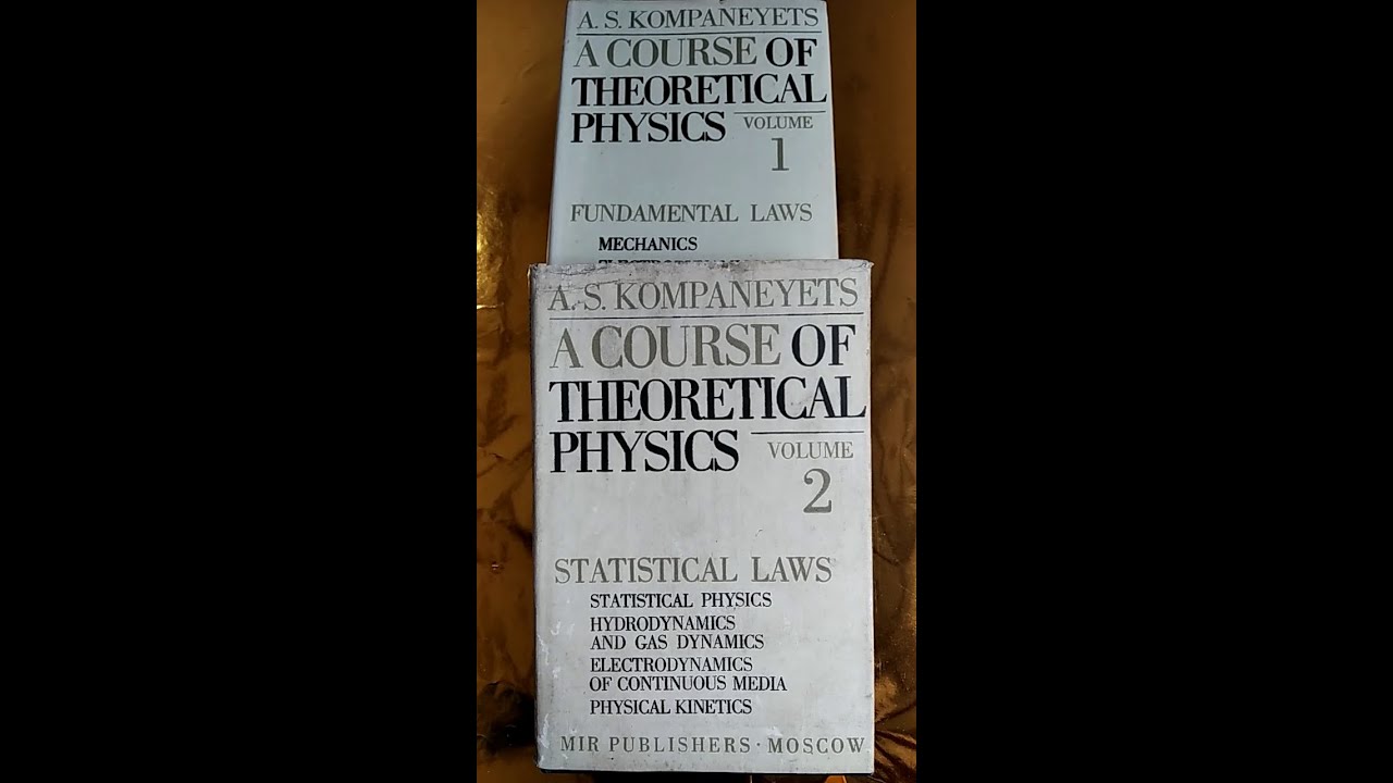 Mir Books Go Through #16 A Course of Theoretical Physics by Kompaneyets ...