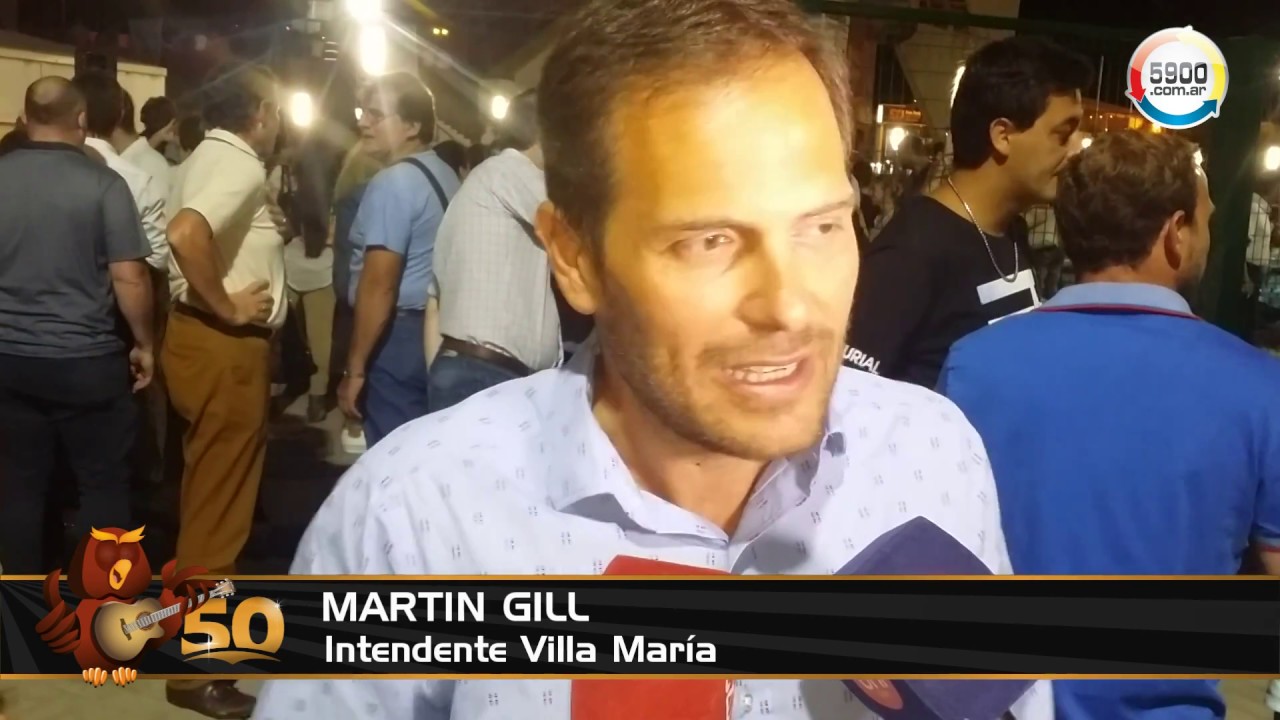 Martin Gill en la inauguración de la Plaza de la Música - YouTube