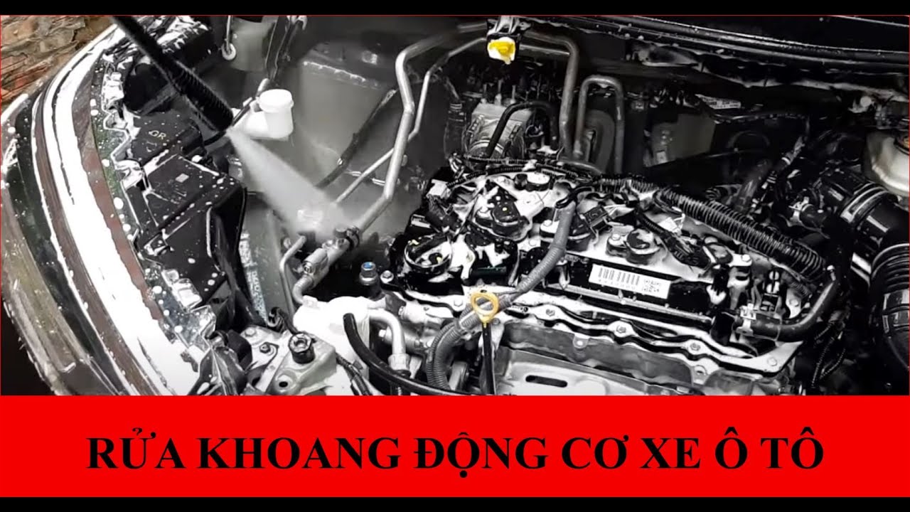Veloz Rửa khoang động cơ xe veloz crosss / Wash the engine compartment ...