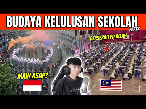 ADAB PELAJAR MALAYSIA BUAT SAYA KAGUM ! BEDA BUDAYA KELULUSAN SEKOLAH MALYSIA DAN INDONESIA !