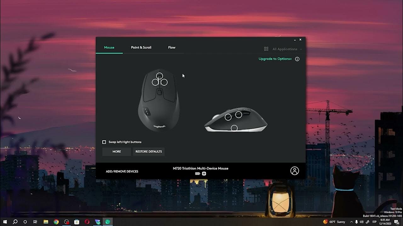 How To Customize Middle Button Functions On Logitech M720 - YouTube
