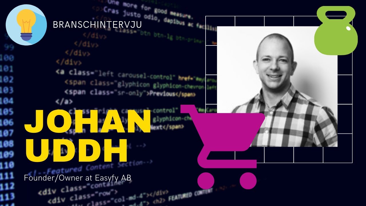 CS Branschintervju - E-handel med Johan Uddh - YouTube