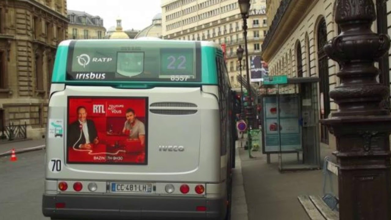 BUS 22 RATP - YouTube