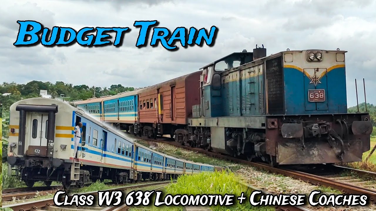 Budget Train|Class W3 638 Locomotive+Chinese Coaches😱🔥 #viral #trending ...