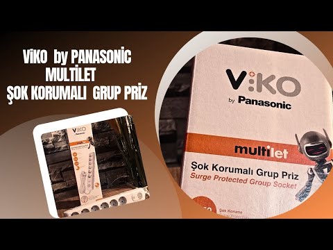 VİKO by PANASONİC MULTİLET ŞOK KORUMALI GRUP PRİZ | Şok Korumalı Priz Kutu Açılımı-İnceleme