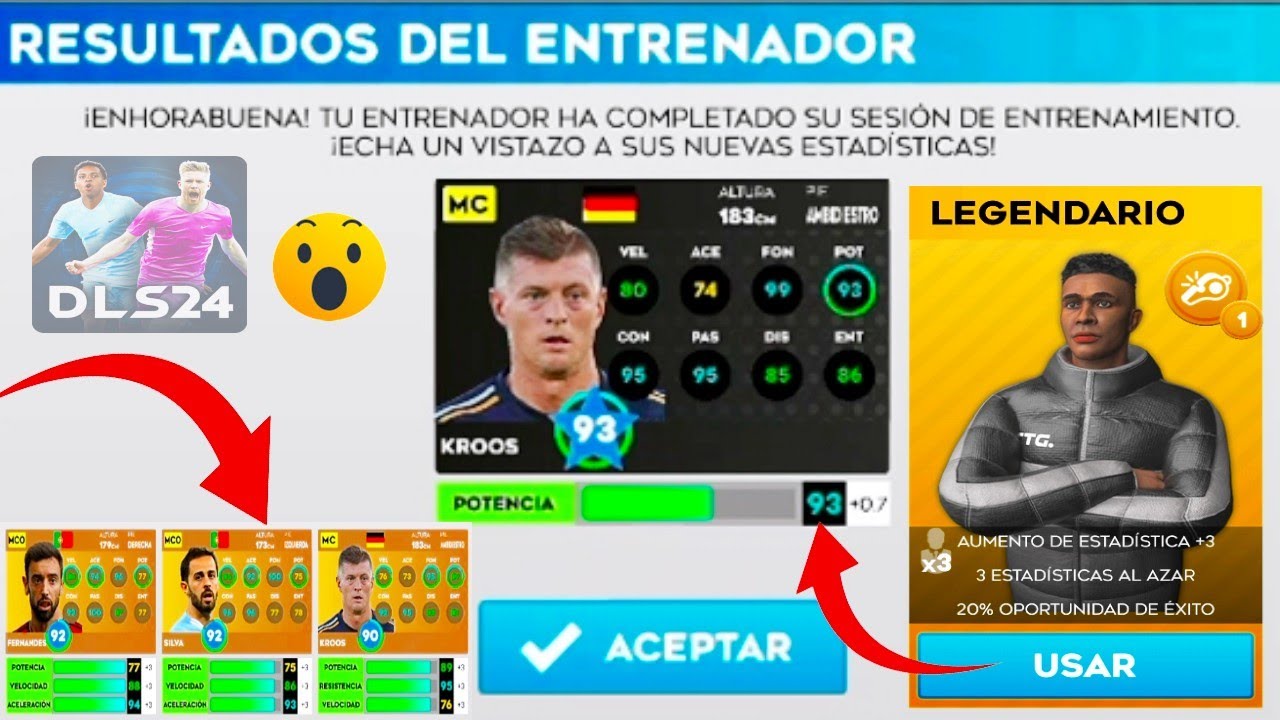 Mejorando jugadores de DLS 24 a carta negra [Parte 3] #dls24 # ...