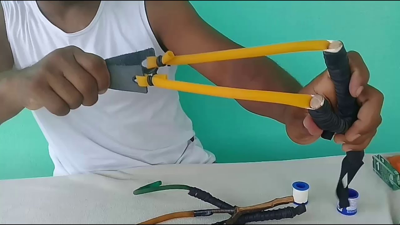 Montando meu estilingue - passo a passo - YouTube