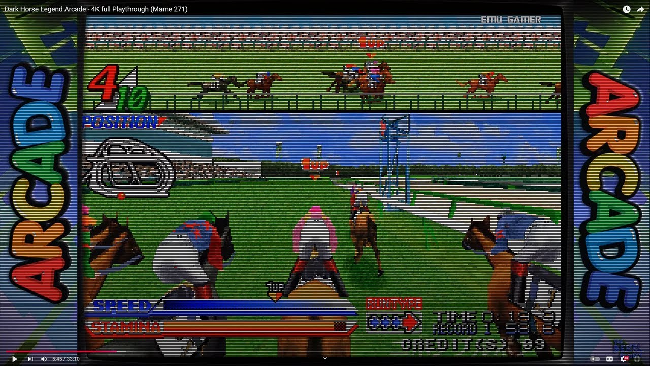 Dark Horse Legend Arcade - 4K full Playthrough (Mame 271) - YouTube