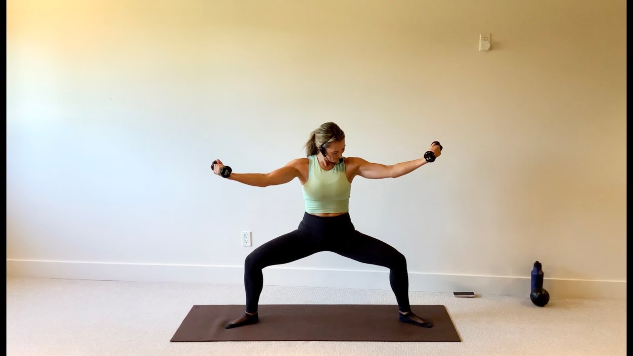 Barre Classic | Props: hand weights, ball - YouTube