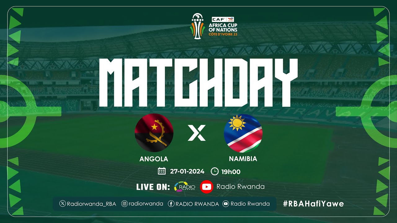 🔴LIVE: ANGOLA 3 - 0 NAMIBIA | AFRICA CUP OF NATIONS - YouTube