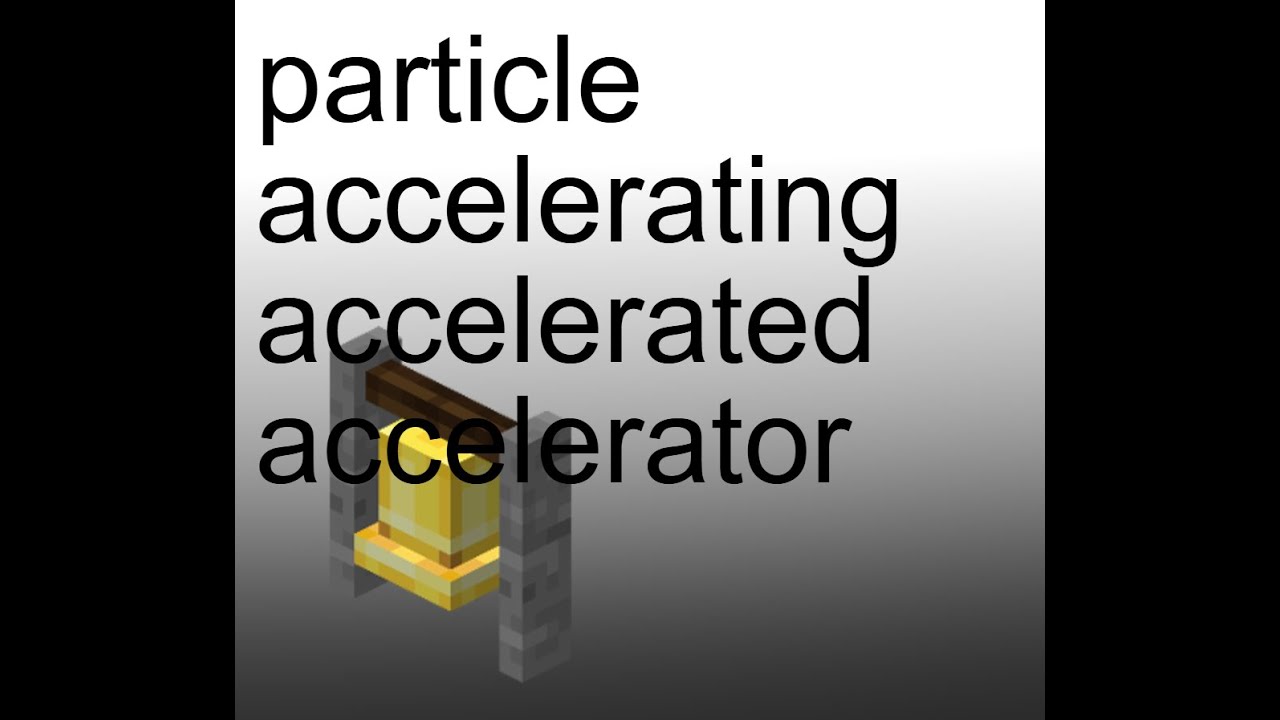 Minecraft Bell Particle Accelerator - YouTube