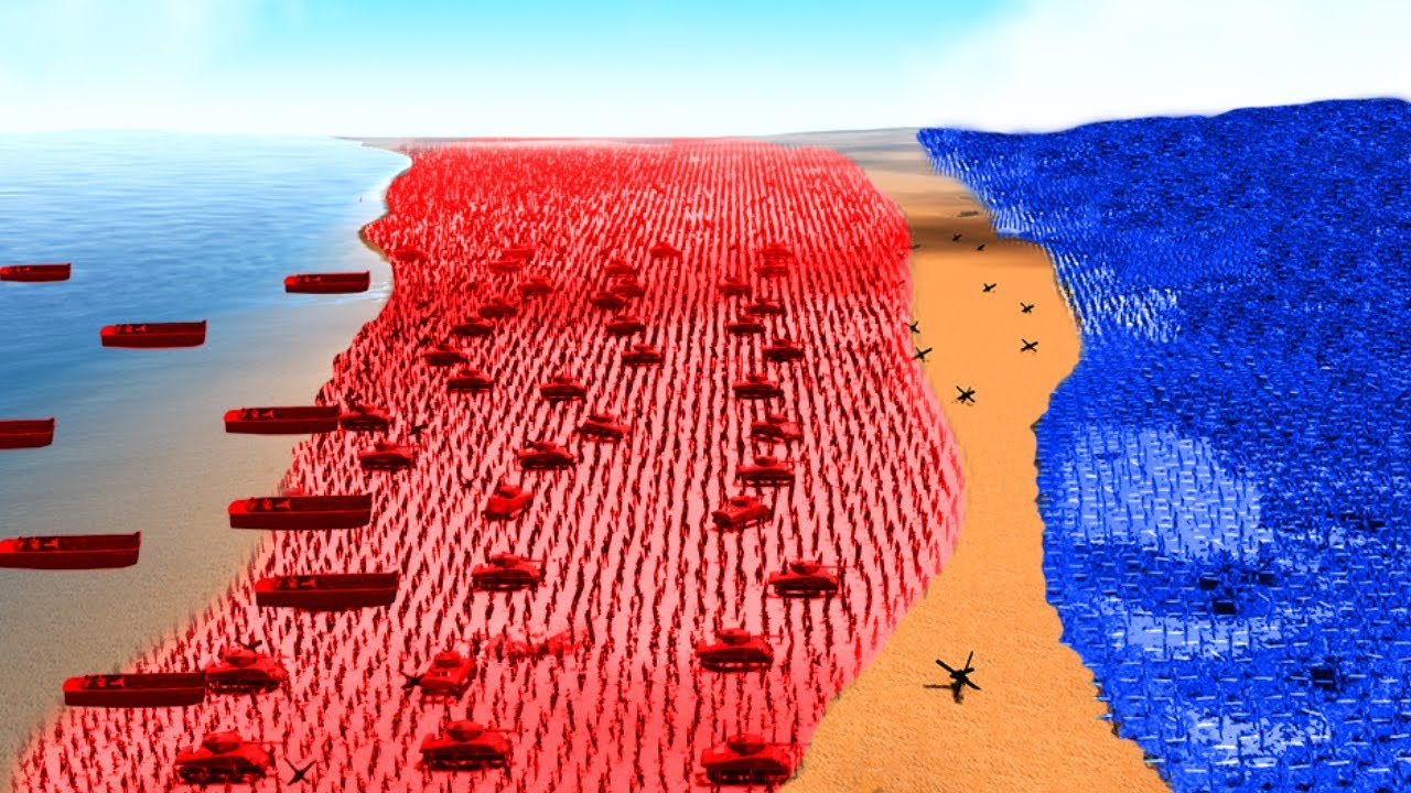 Leading A WW2 D-Day Siege vs UNSTOPPABLE Jedi Army! - YouTube