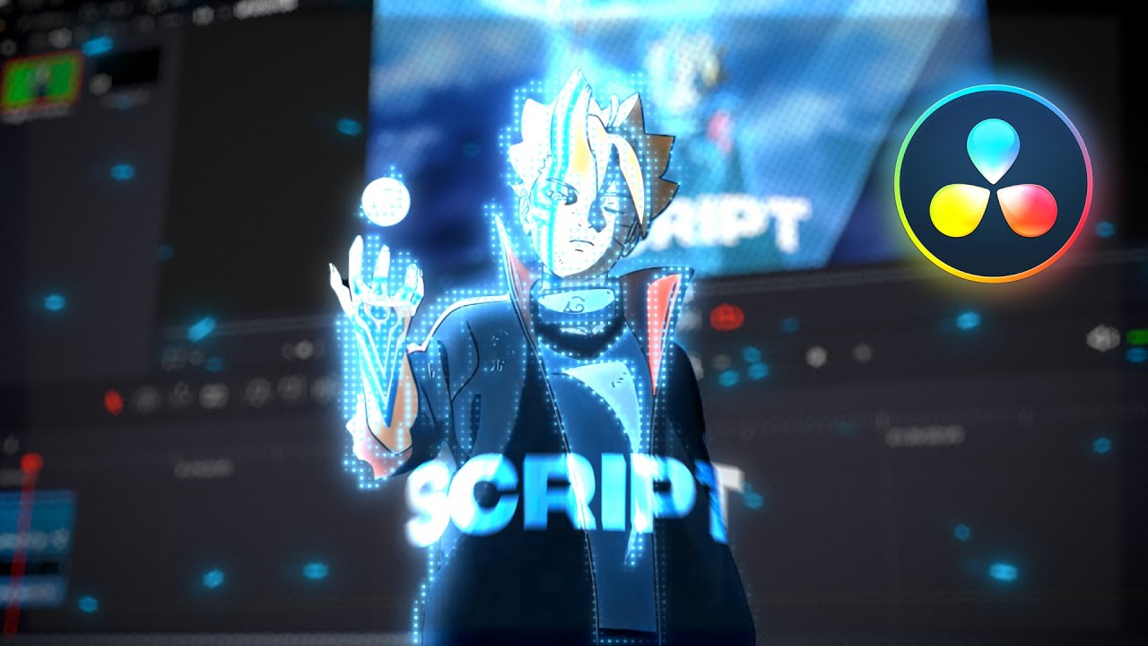 Squared Edges Like Script In Davinci Resolve - YouTube