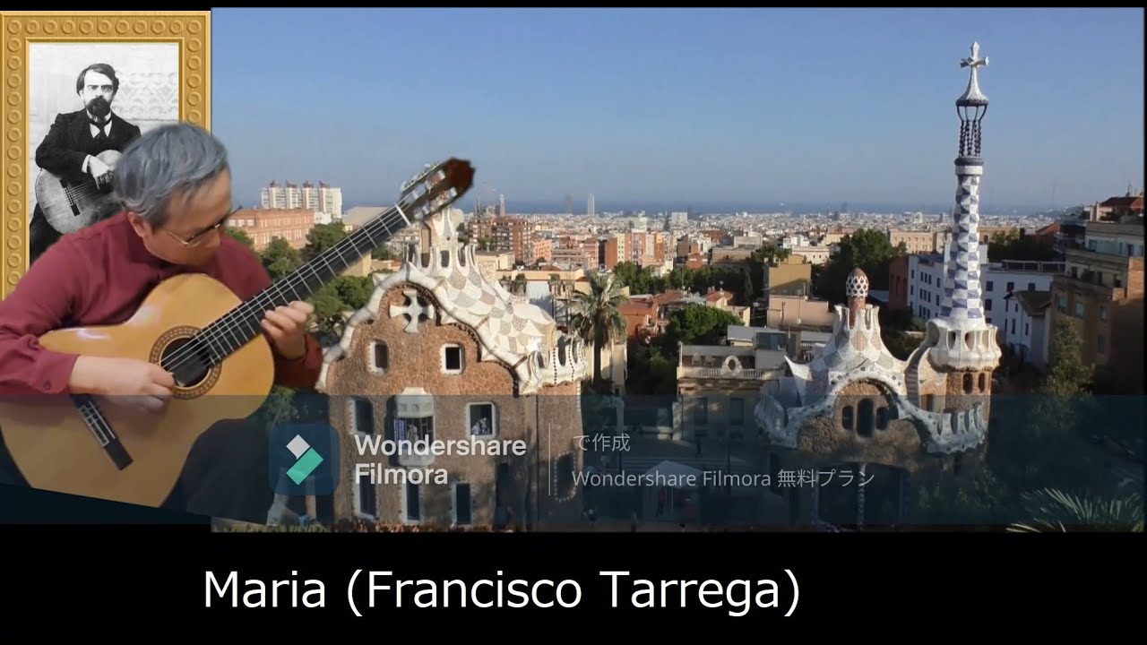 マリーア（F.タレガ） Maria (Gavotte) by Francisco Tarrega - YouTube