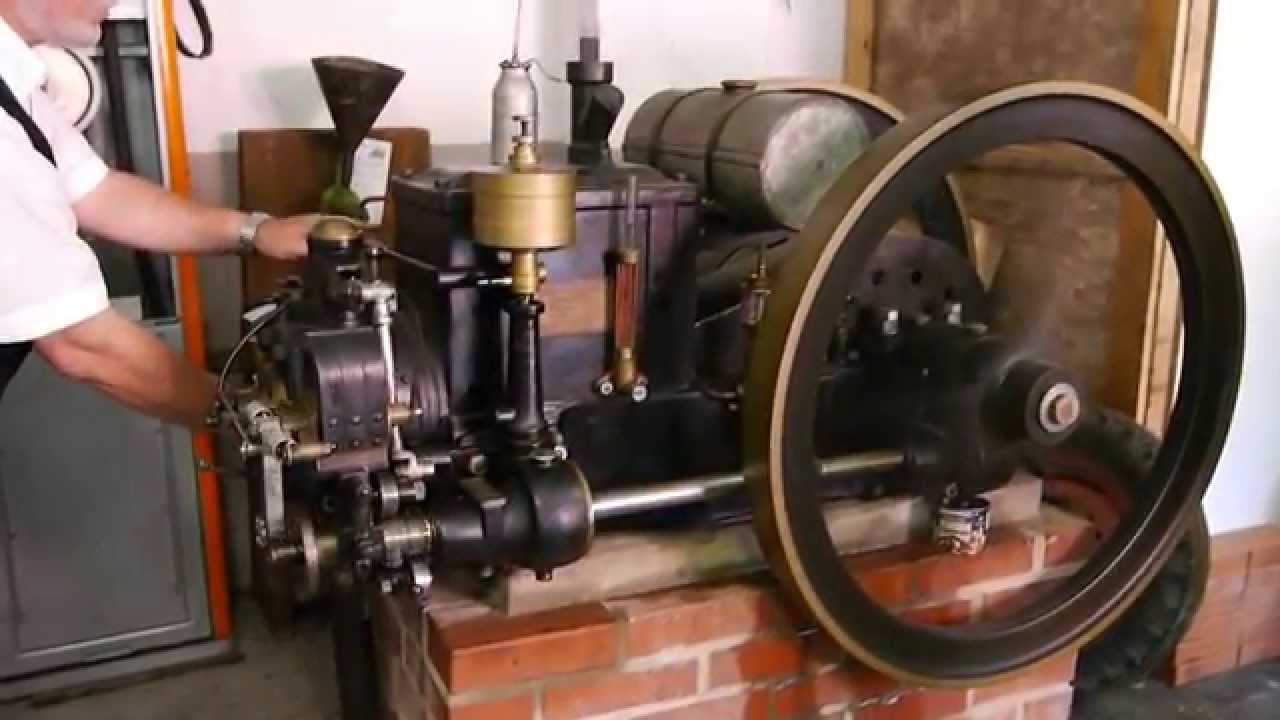Schlüter,Stationärmotor,Standmotor,stationary engine,alter Motor - YouTube