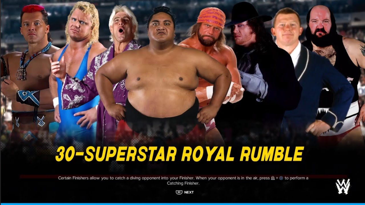 Royal Rumble 93 Match. WWE 2K24 - YouTube