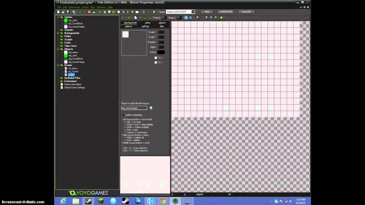 Game Maker Studio EP.3: RoomChange - YouTube