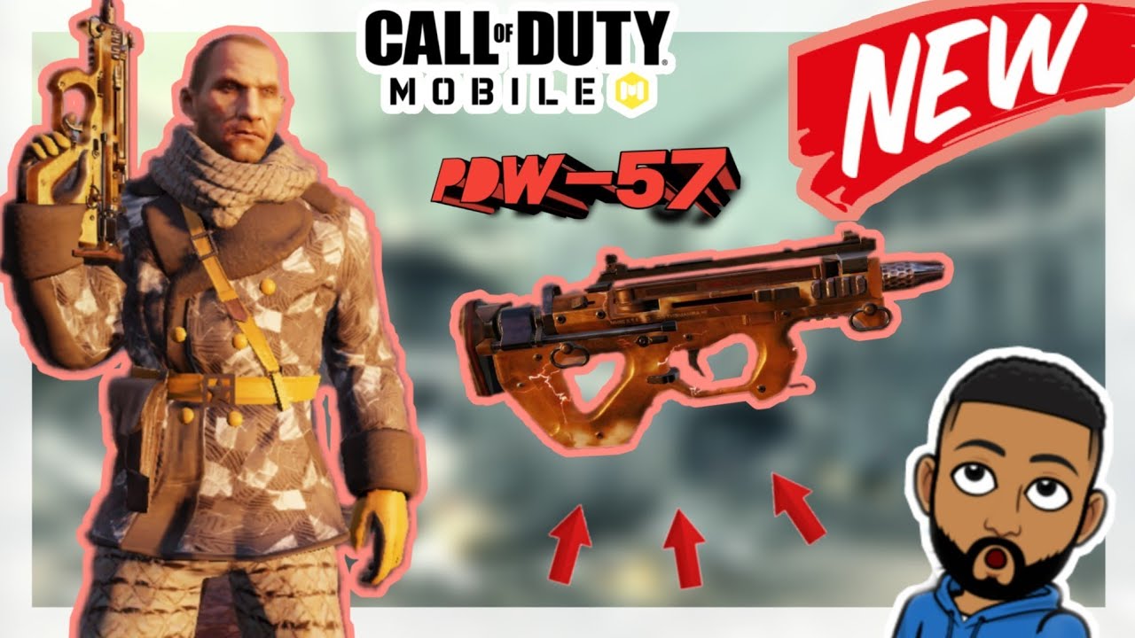New Hot spot PDW-57 skin on cod mobile season 7 - YouTube