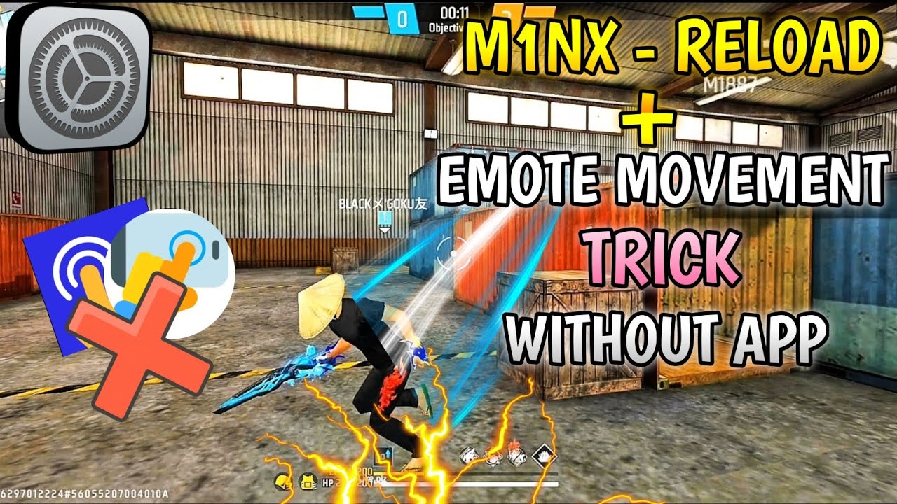 M1NX- Reload + Emote Movement Trick || Without Any App || GARENA ...