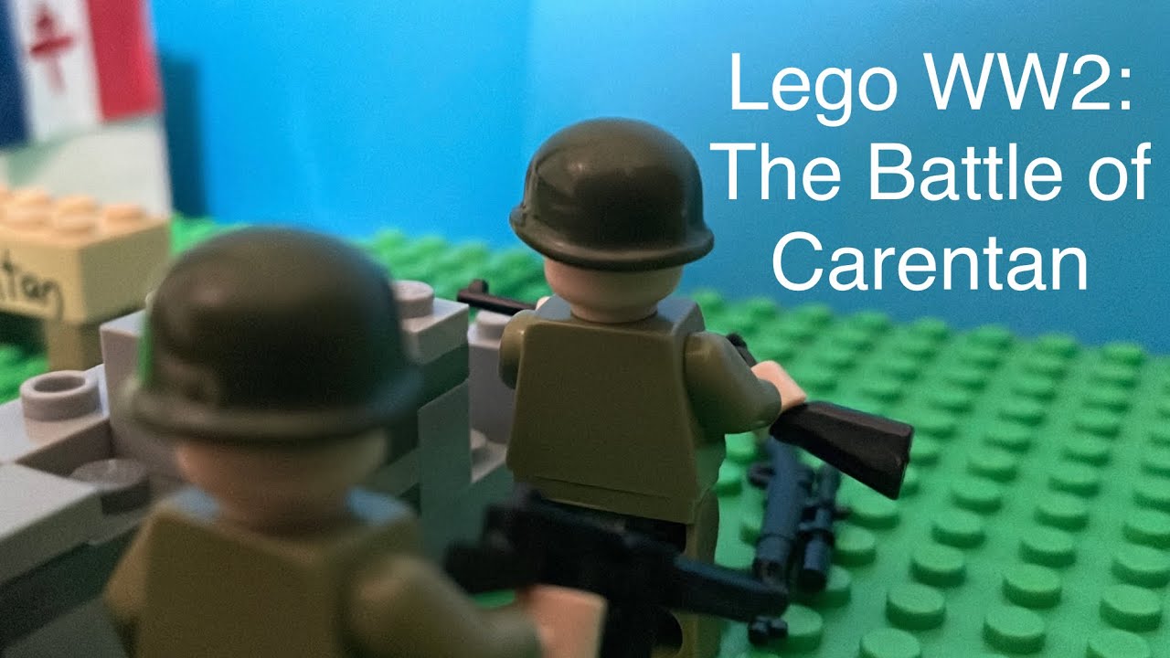 Lego WW2 Battle of Carentan - YouTube