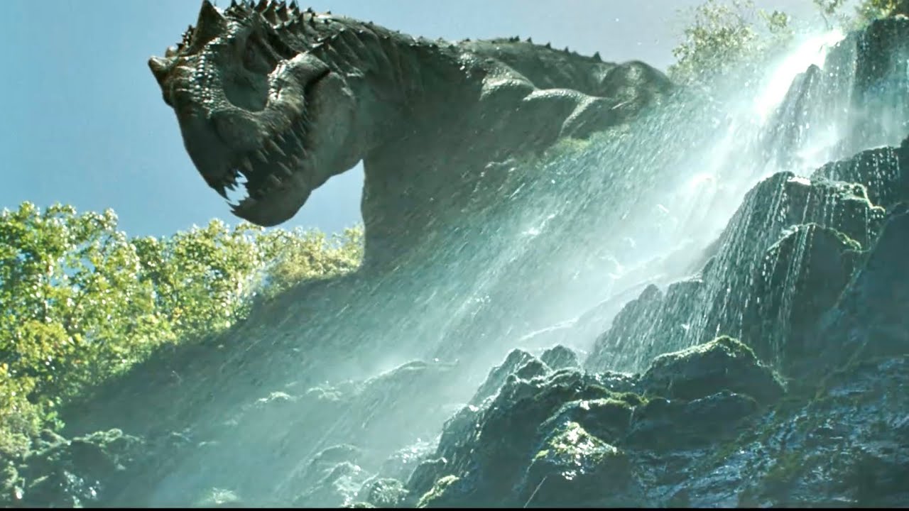 The Indominus Rex Gyrosphere Escape in HDR Jurassic World - YouTube