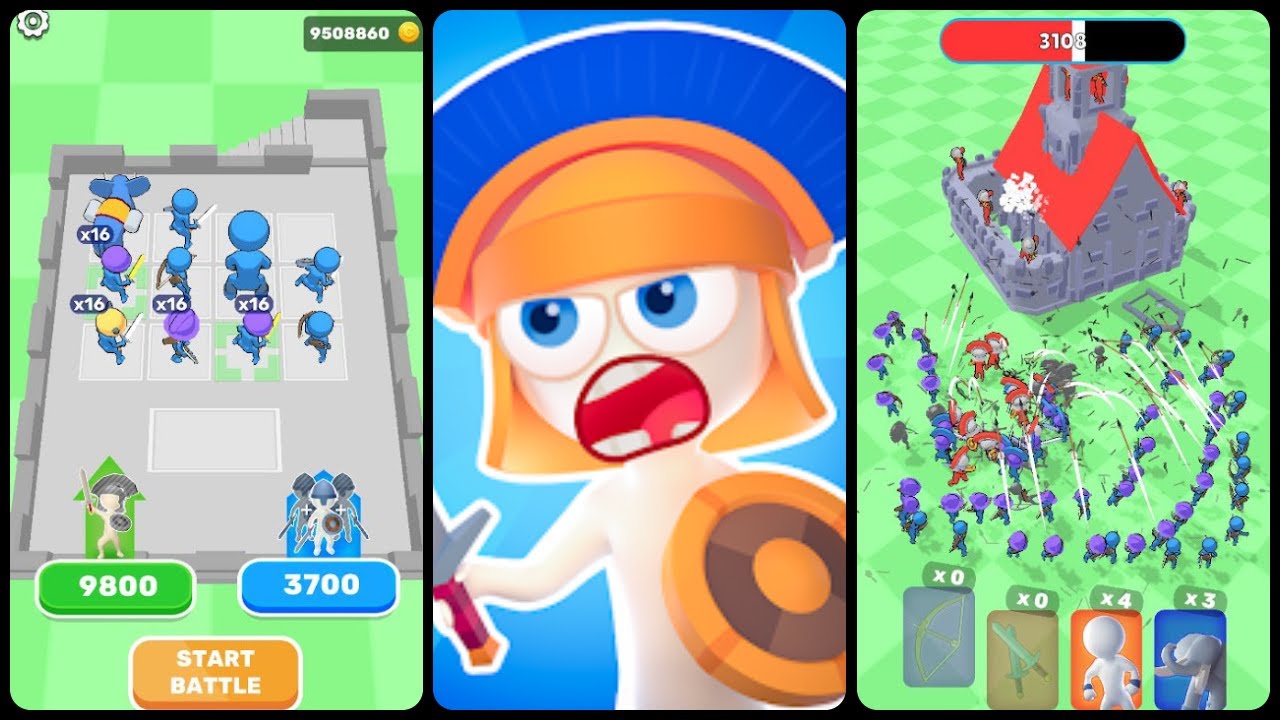 Merge And Fight Game Gameplay Android Mobile - YouTube