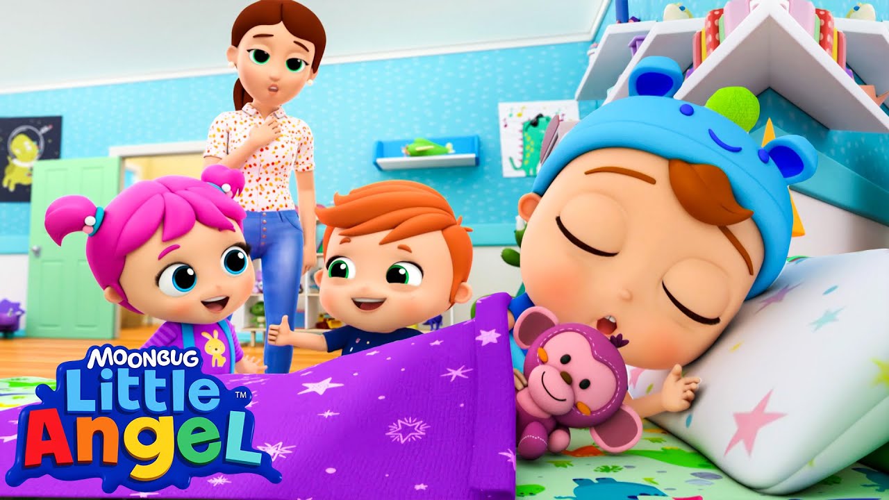 It's Nap Time Baby John | Nursery Rhymes for kids - Little Angel - YouTube