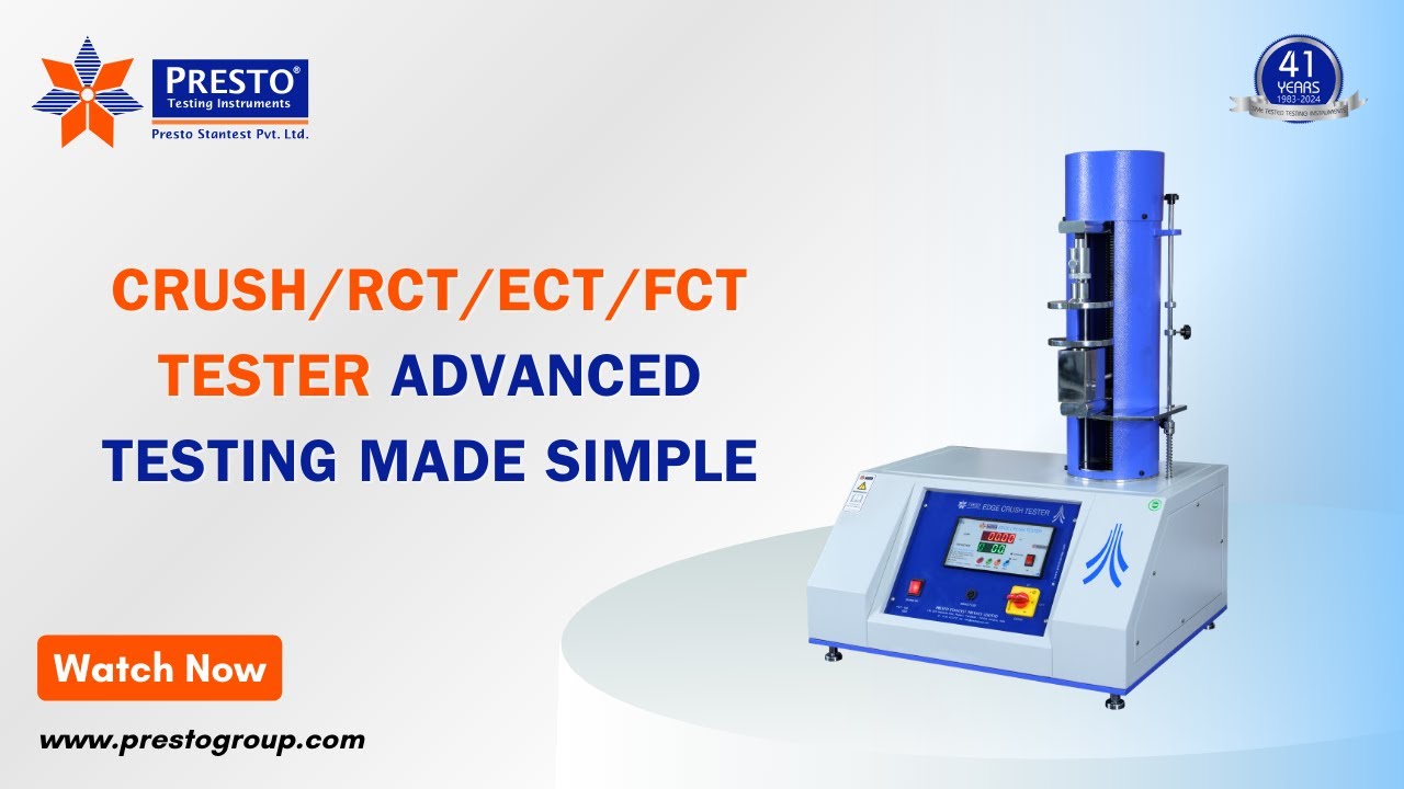 Crush/RCT/ECT/FCT Tester | Advanced Testing Made Simple | Presto Group ...