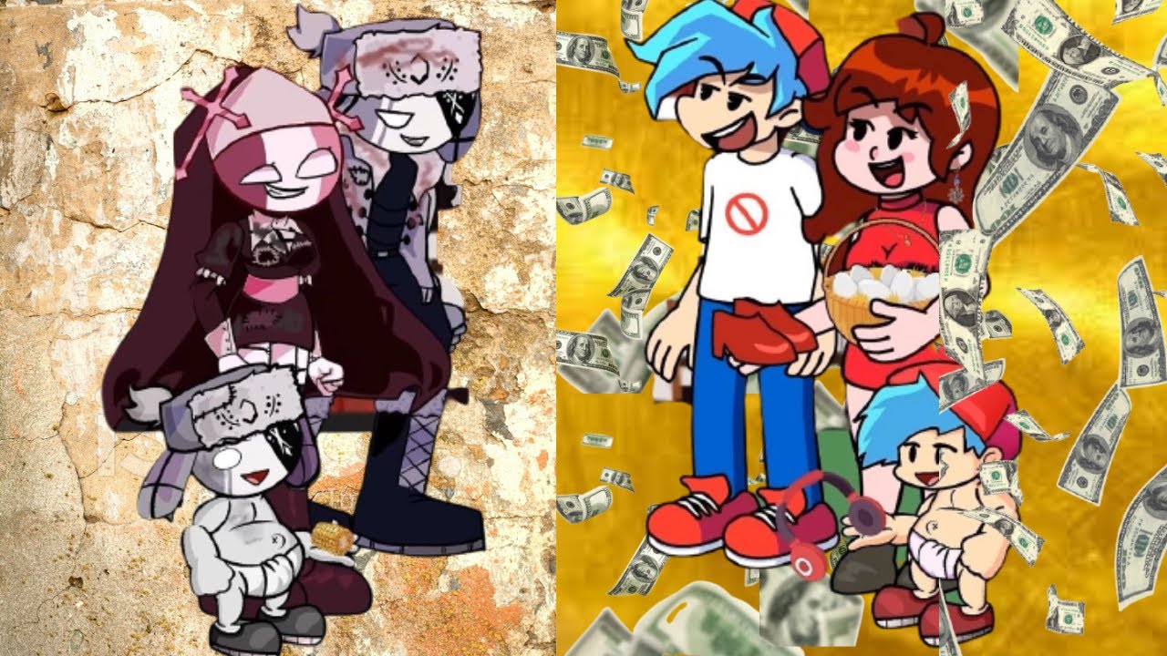 POOR VS RICH family - Ruv Vs Boyfriend - Friday Night Funkin' Animation ...