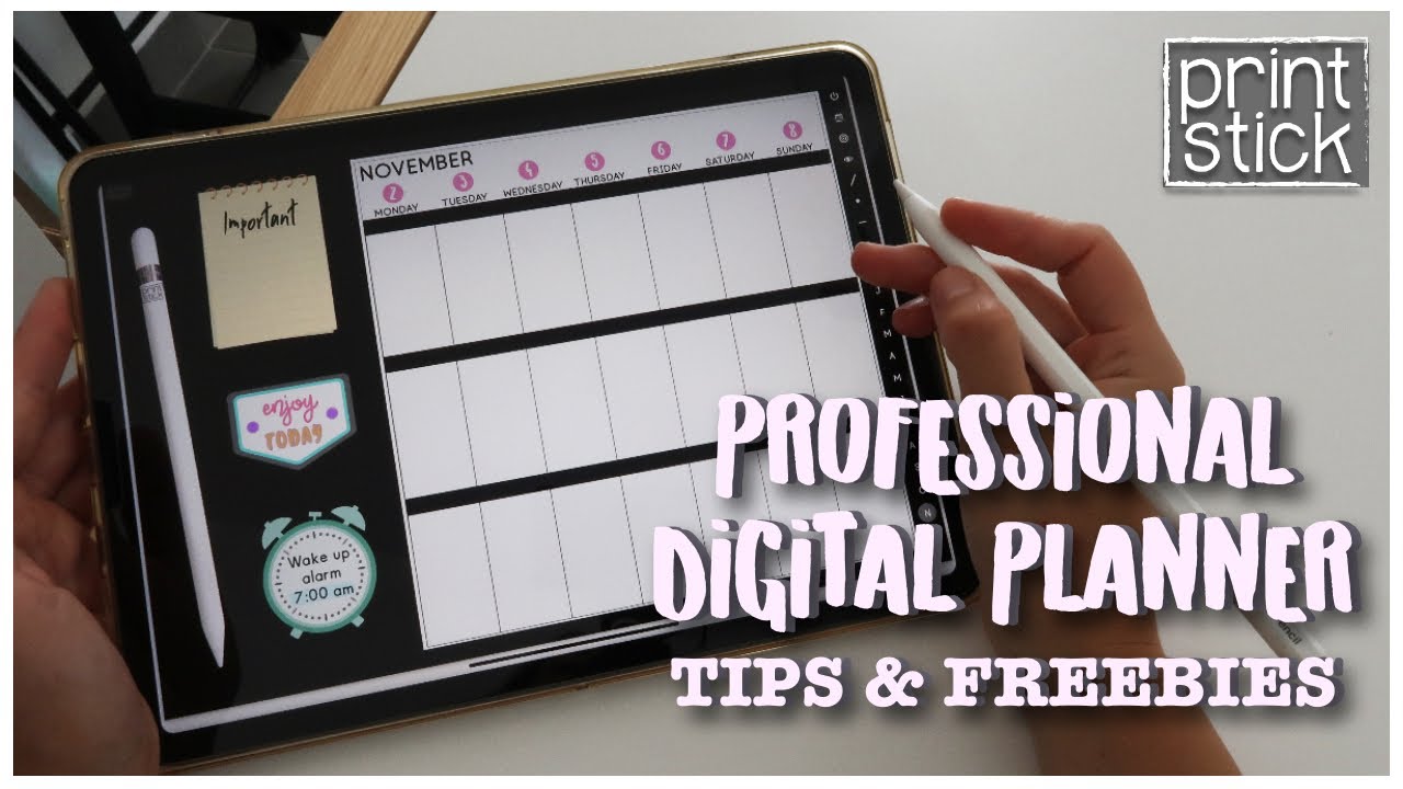 NEW Professional Digital - ELEGANT Planner - Tips & freebies for ...