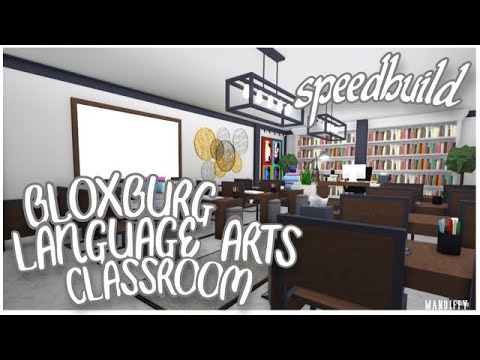 Classroom Speed Build + Tour on ROBLOX BLOXBURG - YouTube