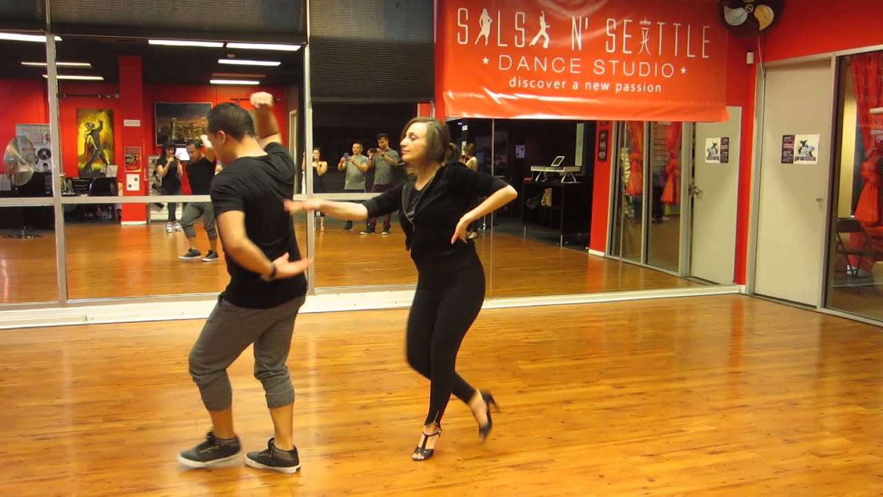 Cha Cha Partner Work with Victor & Julia at Salsa N' Seattle (5.6.2015 ...
