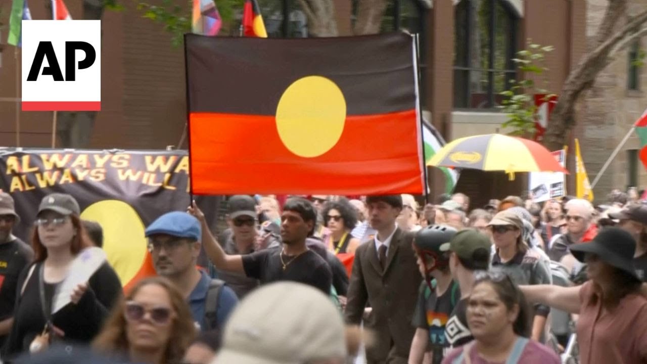 Protests in Australia on 'Invasion Day' - YouTube
