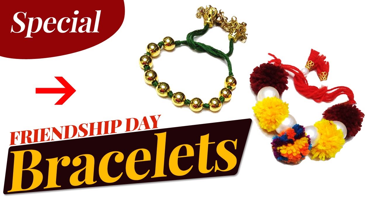 4 Easy Friendship Day Bracelet or Band Making, Art & Craft, DIY ...