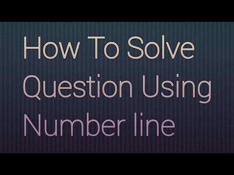 I Solved Math Problems Using Only A Number Line - YouTube