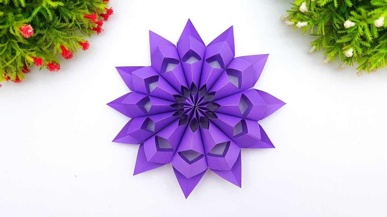 Most Exclusive Christmas Snowflake Tutorial | Handmade Paper Snowflakes ...