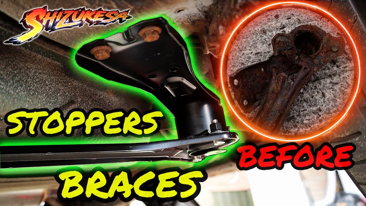 Lexus IS300 Stopper and Brace Replacement - YouTube