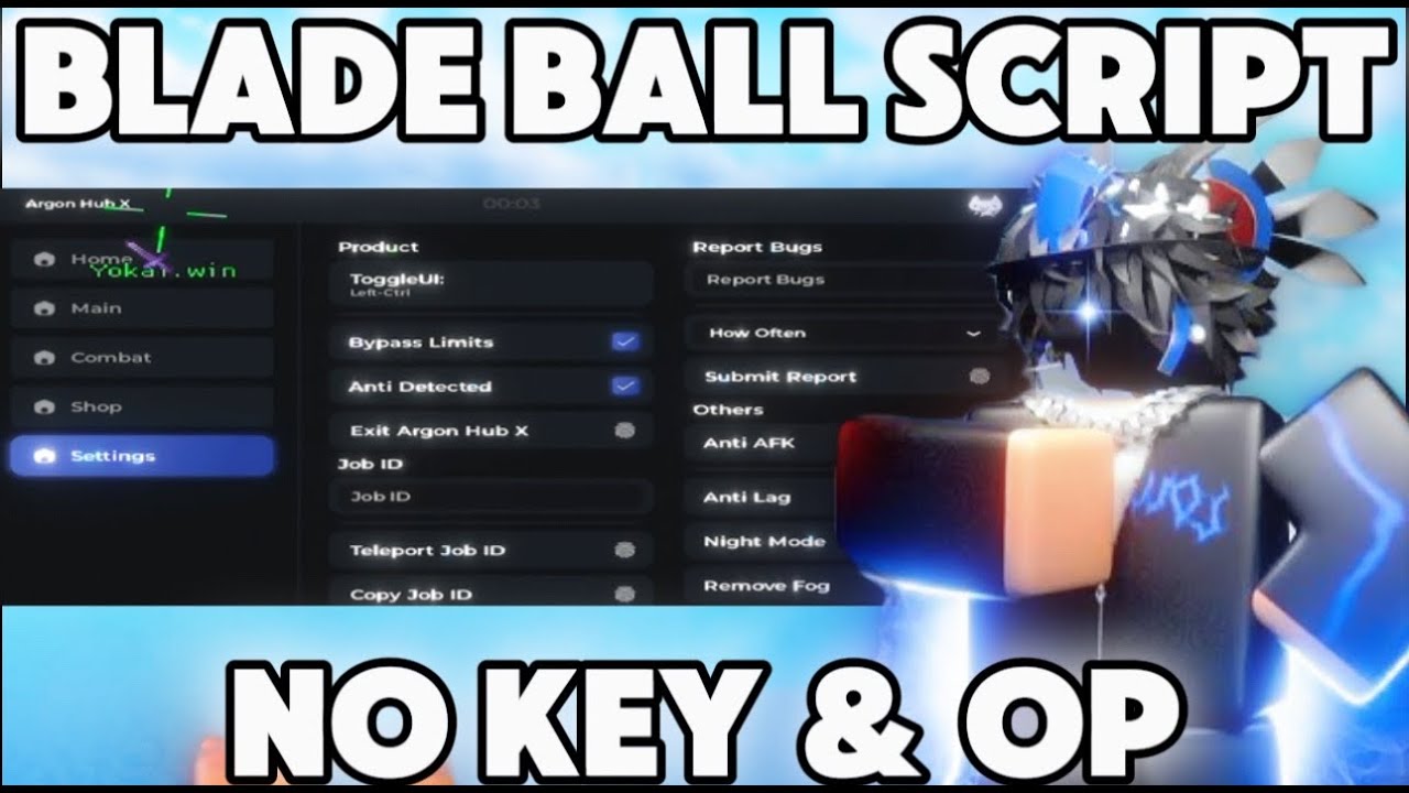 BLADE BALL Scripts No Key Gui [AUTO PARRY, AUTO SPAM, FOLLOW BALL ...