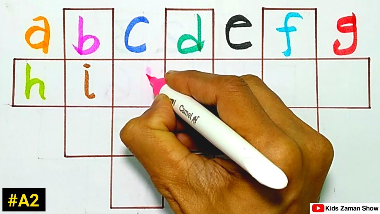 How do you write an ABCD in a small letter?Abc Alphabet,abcd song,Small ...