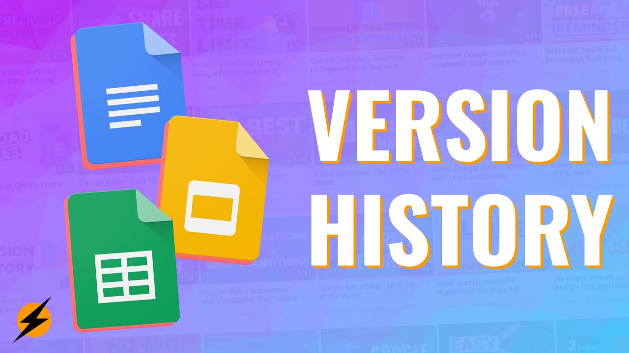 Version History in Google Docs and Slides - Tip of the Week - YouTube
