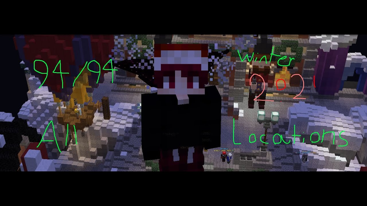 Hypixel Christmas 2021- All Present Locations [94/94] Game Lobbies ...
