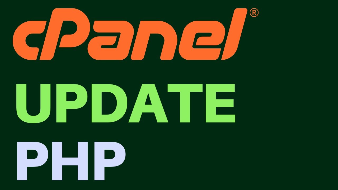 How to Update PHP From Cpanel - YouTube