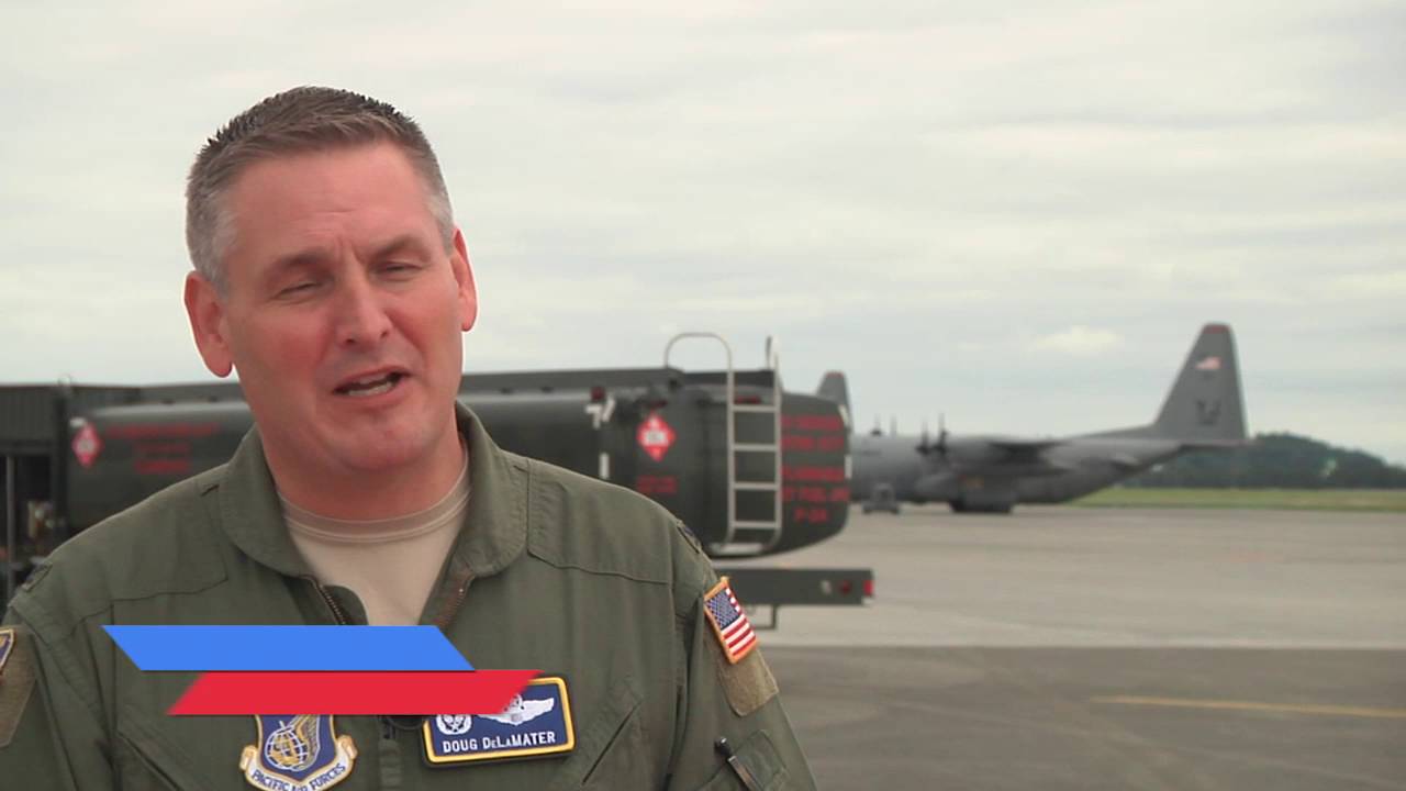 374th Airlift Wing Commander Takes Final Flight - YouTube