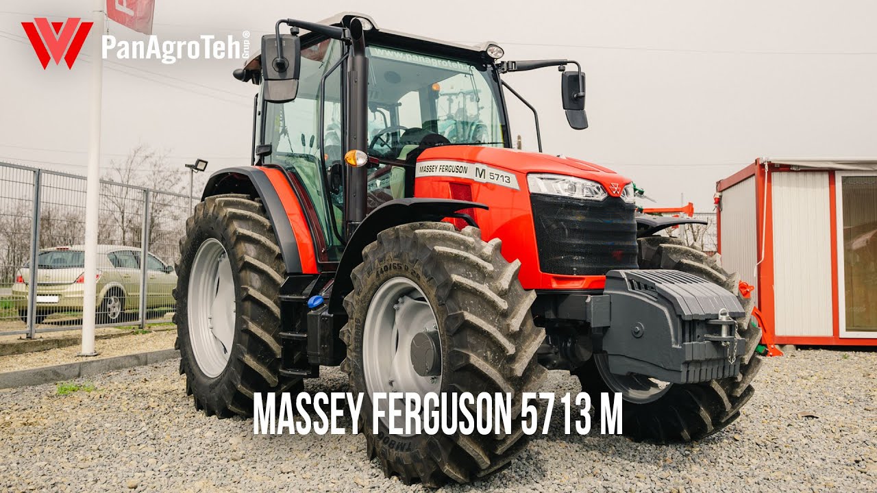 Prezentare tractor Massey Ferguson 5713M ( seria 5700 ) - YouTube