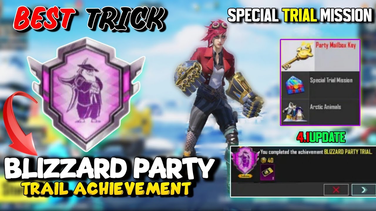BLIZZARD PARTY ACHIEVEMENT IN BGMI || How To Complete Blizzard Party ...