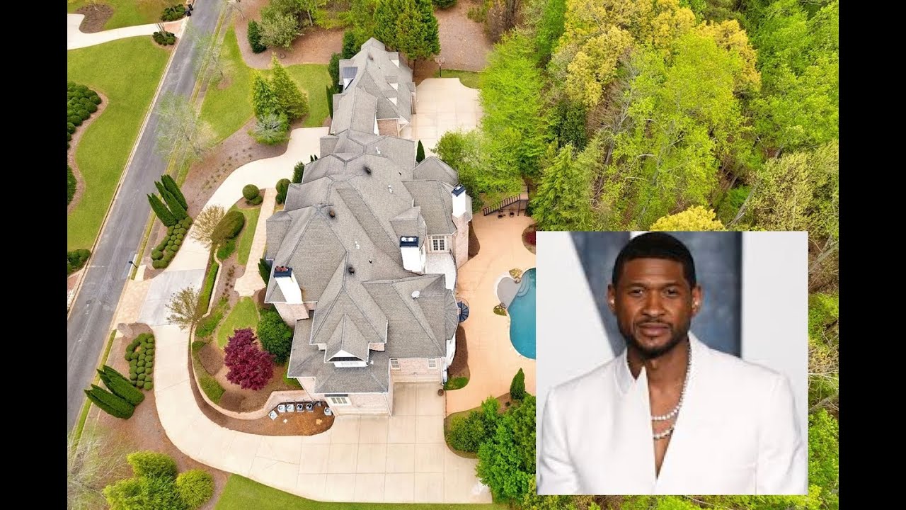 R&B Superstar Usher's Atlanta Mega Mansion - YouTube